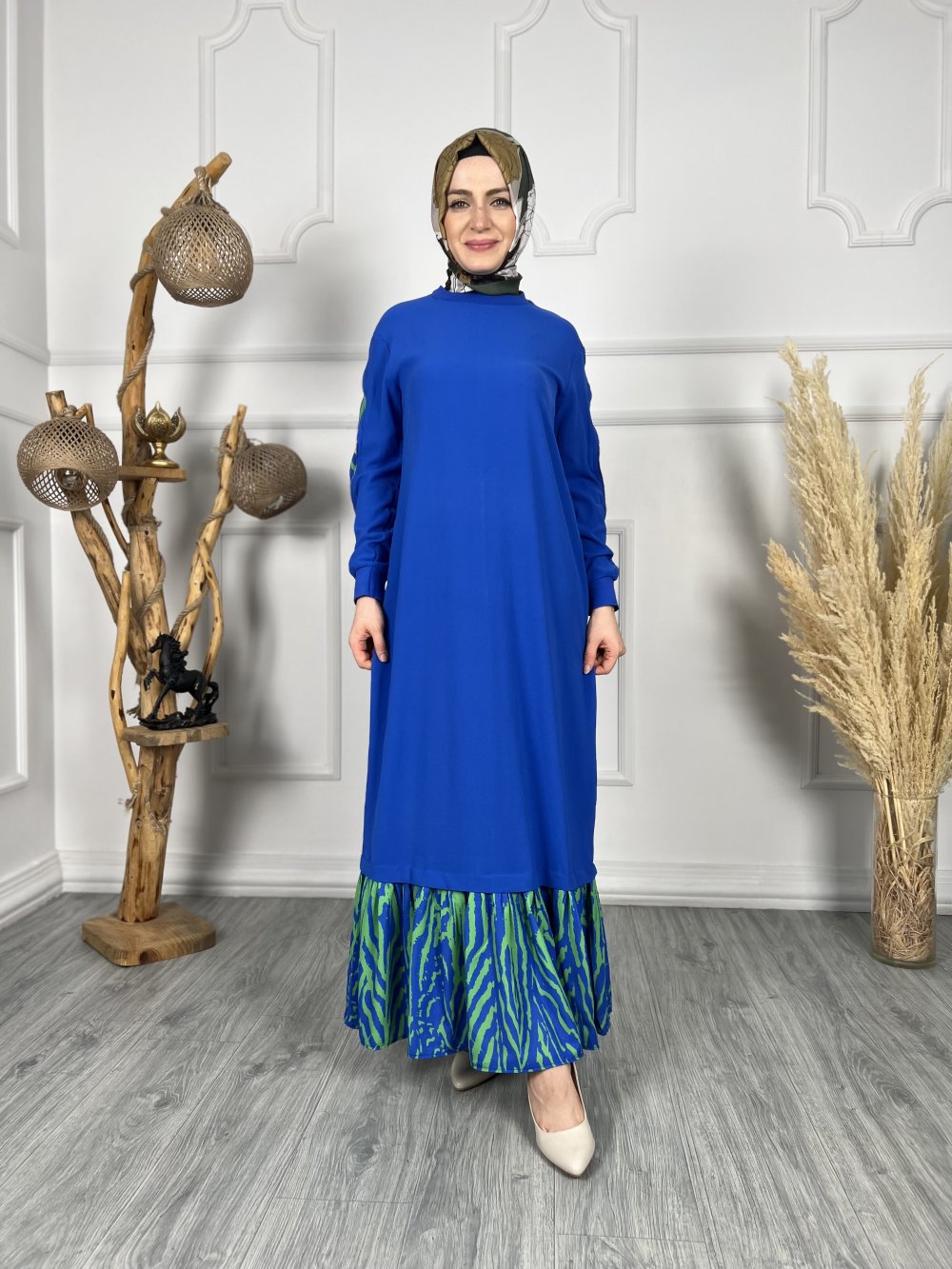 Efran Elbise Mavi Modelleri En Uygun Fiyatlarla